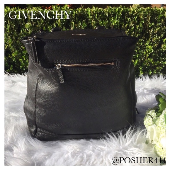 Givenchy | Bags | Givenchy Pandora Black Leather Backpack | Poshmark