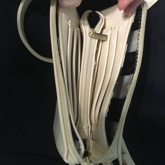 Charming Charlie | Bags | Cross Body Cream Purse | Poshmark