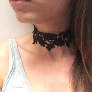 Nasty Gal - Lace & Cross Choker from Brigette's closet on Poshmark