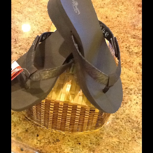 BANDALS | Shoes | Last 1 Runway Wedge Style Flip Sandal With Bands ...