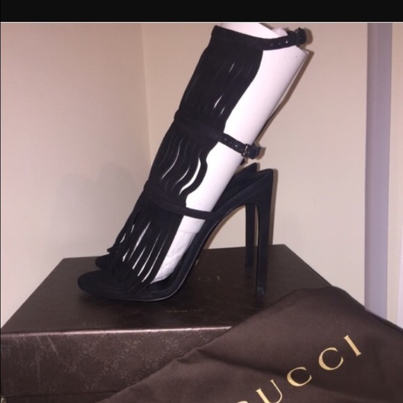 Gucci | Shoes | Black Fridge Gucci Heels | Poshmark