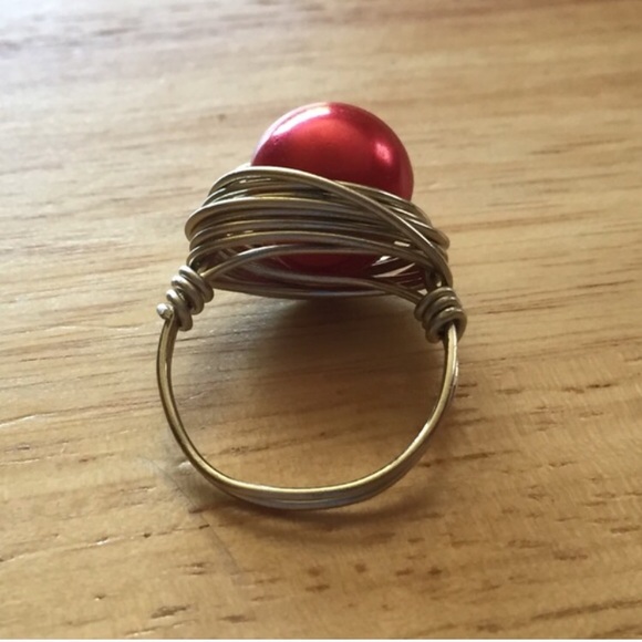 Melody Design | Jewelry | Custom Adorable Wire Wrapped Bead Ring | Poshmark