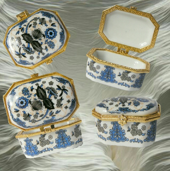 Jewelry | So Cute Porcelain Trinket Stash Box Small | Poshmark