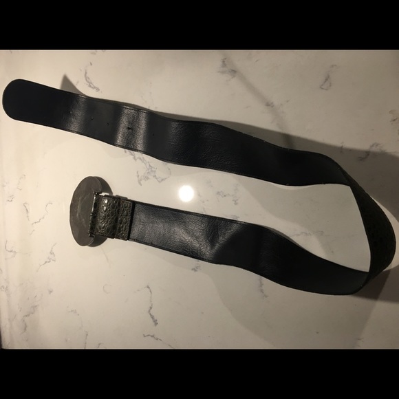 Vintage | Accessories | Vtg Rivcor Moose Stone Leaf Wilderness Belt ...