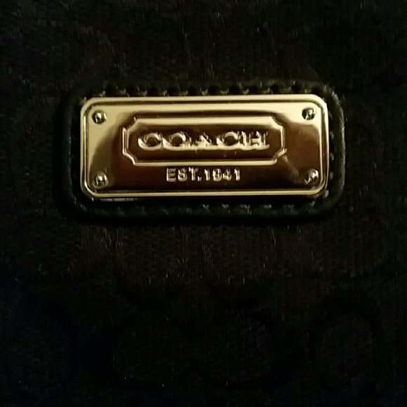 Coach | Accessories | Black Signature Coach Softshell Laptop Cover ...