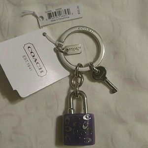 Coach - NWT Coach Valet Keychain Black/Silver Turn Lock from ! ,'s ...