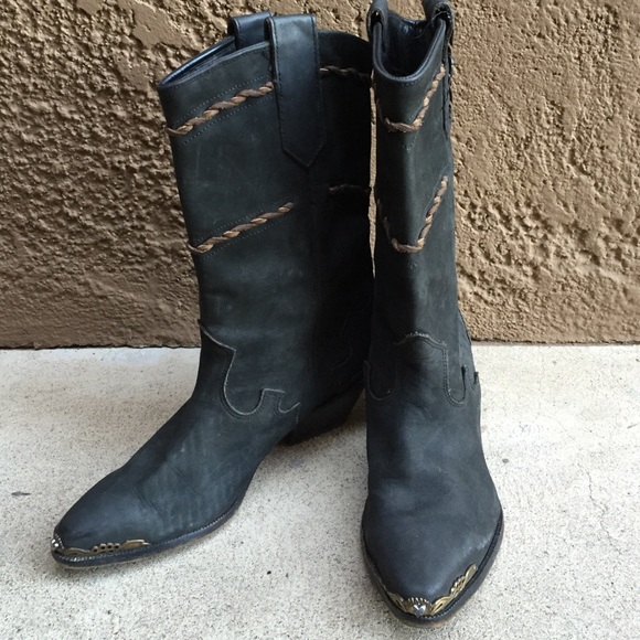 Zodiac | Shoes | Vintage Zodiac Boots Genuine Leather Hearts 8n | Poshmark