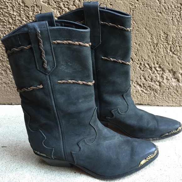 Zodiac | Shoes | Vintage Zodiac Boots Genuine Leather Hearts 8n | Poshmark