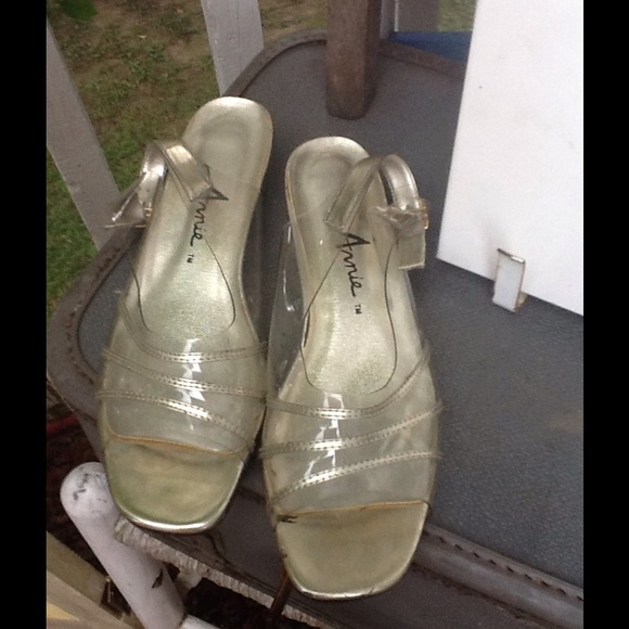 Vintage | Shoes | Vtg Clear Lucite Sandals | Poshmark