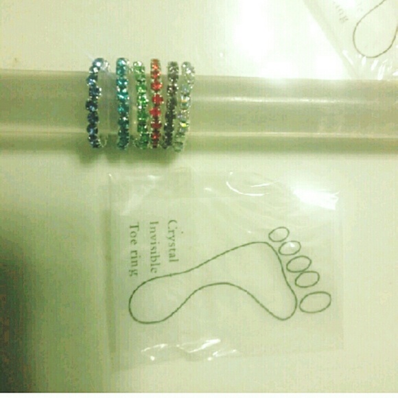 Jewelry | Any 4 Birthstone Crystal Toe Rings | Poshmark