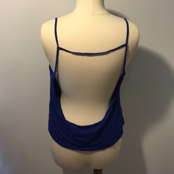 American Apparel | Tops | Plunge Back Cropped Tank | Poshmark