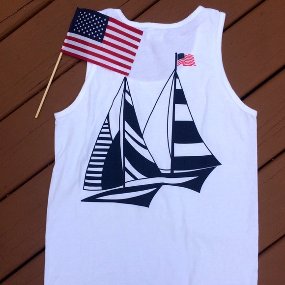 Tops | Sailboat Tank Top | Poshmark