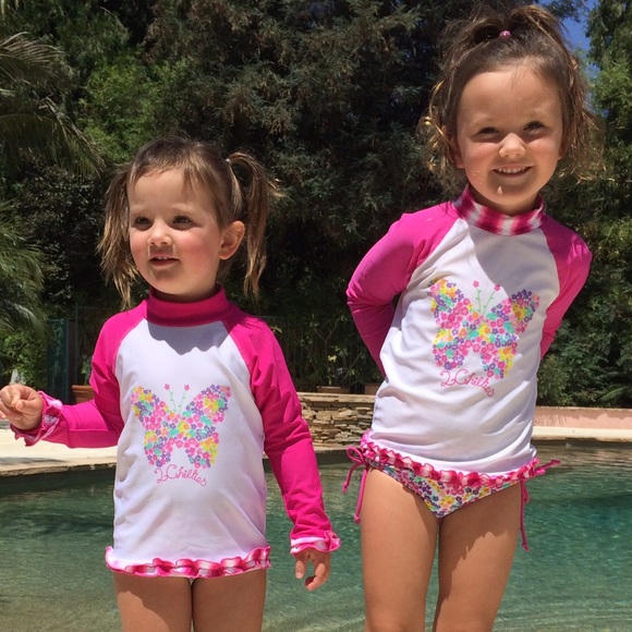 2Chillies | Swim | Upf Protection Rash Guard Swim Set | Poshmark