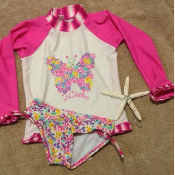 2Chillies | Swim | Upf Protection Rash Guard Swim Set | Poshmark