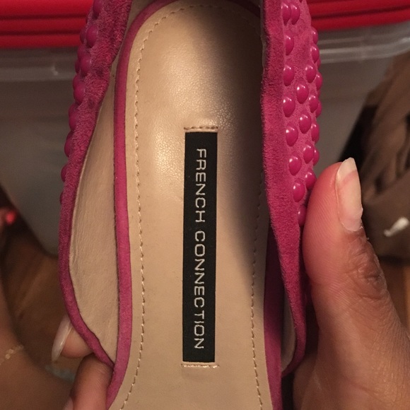 French Connection | Shoes | French Connection Studded Pink Heels | Poshmark