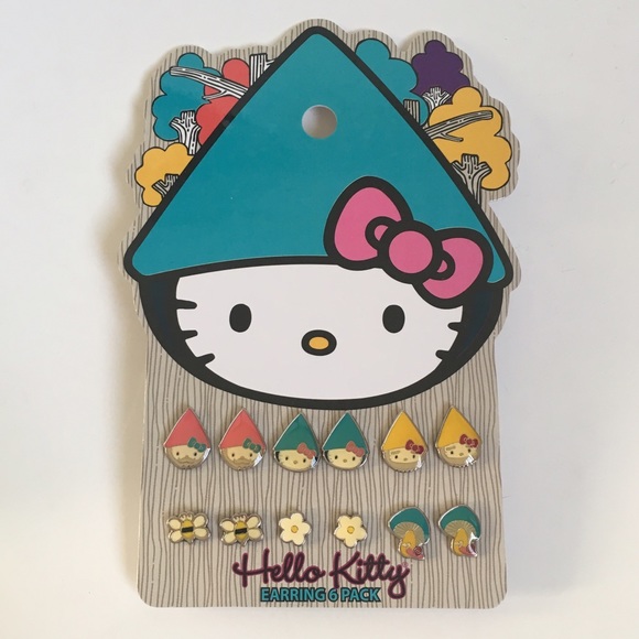 Hello Kitty | Jewelry | Garden Gnome Hello Kitty Earrings | Poshmark