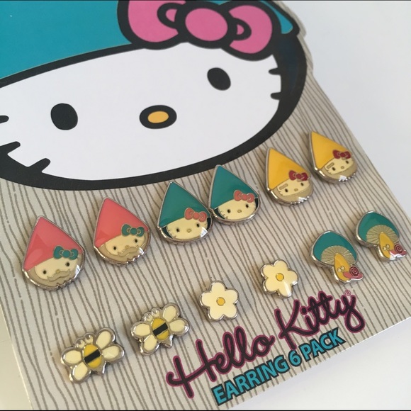 Hello Kitty | Jewelry | Garden Gnome Hello Kitty Earrings | Poshmark