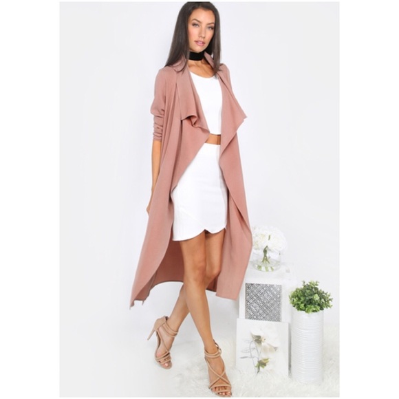 Lilacs & Lace | Tops | Blush Duster Coat | Poshmark
