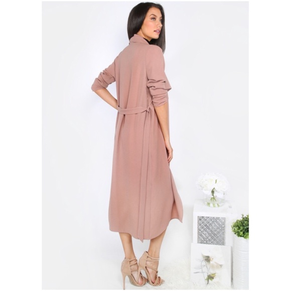 Lilacs & Lace | Tops | Blush Duster Coat | Poshmark