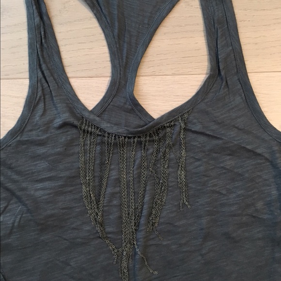 Club Monaco | Tops | Club Monaco Chain Fringe Top | Poshmark