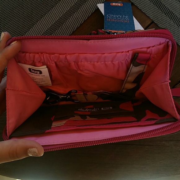 Lugz | Bags | Lug Pink Camo Designer Wallet | Poshmark
