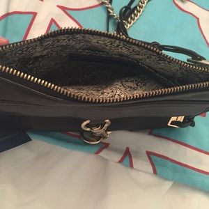 Rebecca Minkoff | Bags | Rebecca Minkoff Black Soft Leather Mini Mac ...