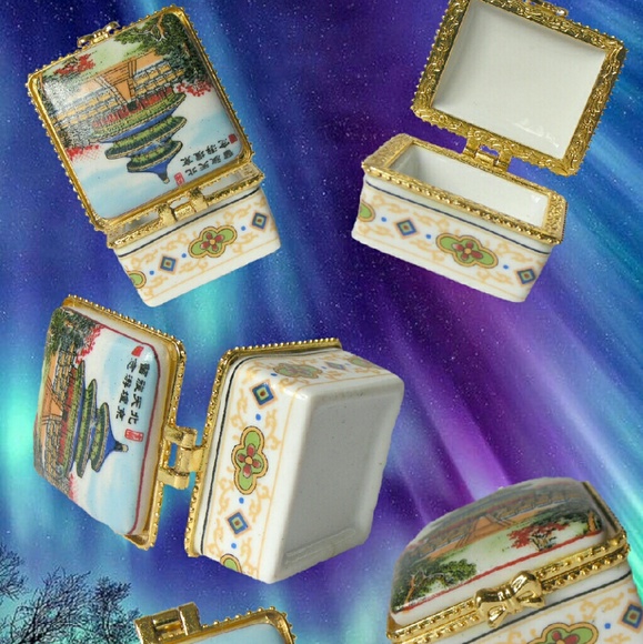 Jewelry | So Cute Porcelain Trinket Stash Box Small | Poshmark
