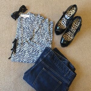 LOFT | Tops | Loft Ruffled Neck Shell | Poshmark