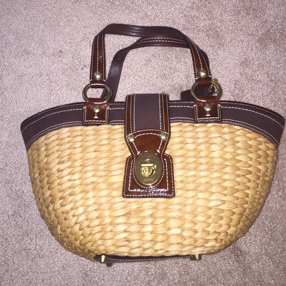 Coach Wicker Handbag - Gem