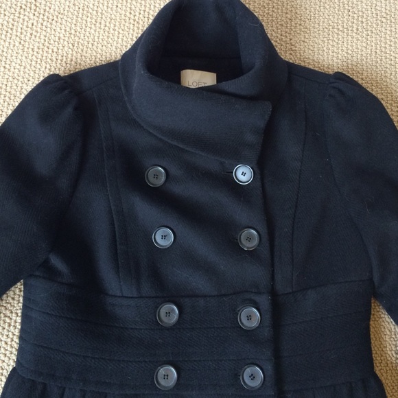 LOFT | Jackets & Coats | Loft Cowl Neck Pea Coat | Poshmark