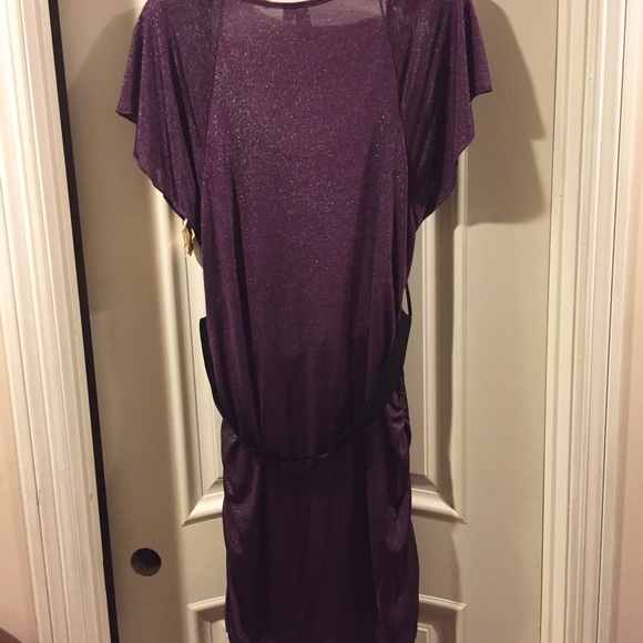 Dresses | Metallic Purple Dress | Poshmark