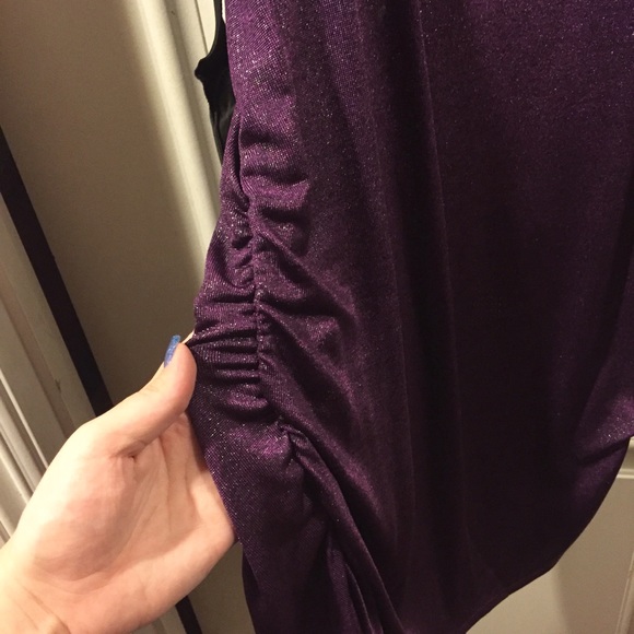 Dresses | Metallic Purple Dress | Poshmark