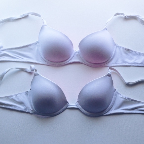 PINK Victoria's Secret | Intimates & Sleepwear | Bundle Lot2 White 32a ...