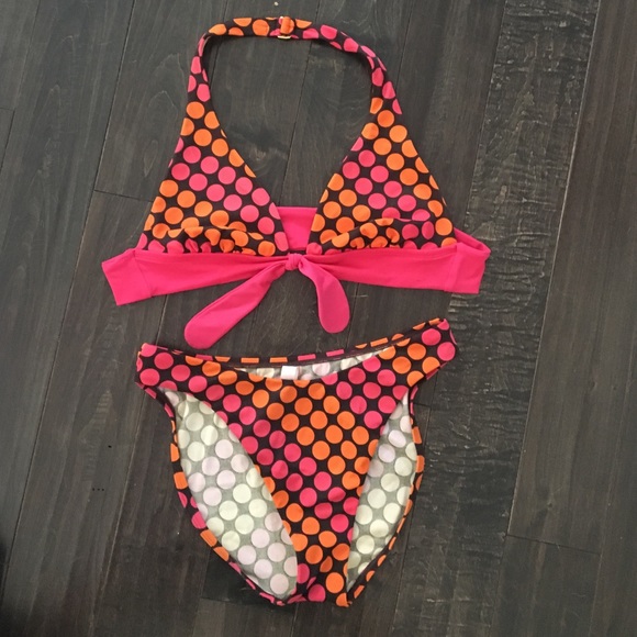 Victoria's Secret 2pc Polka Dot Bikini - Gem
