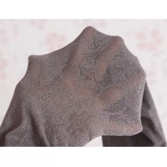 Accessories | Navy Punch Out Pattern Tights Navy Blue Boho Chic | Poshmark