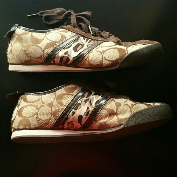 Brown Coach Sneakers - Gem