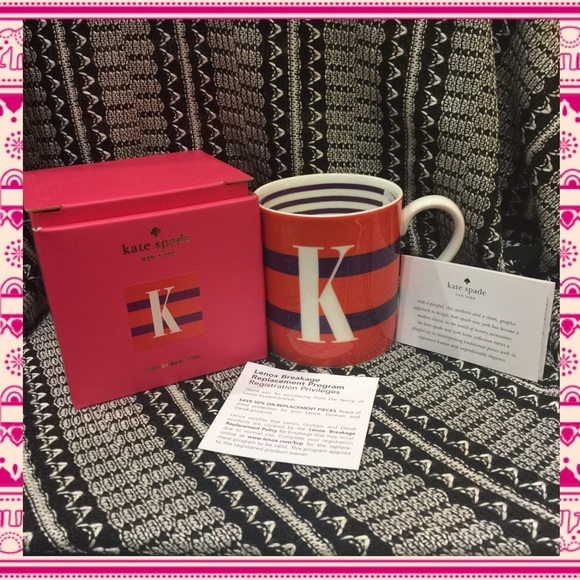 kate spade | Accessories | Kate Spade K Mug | Poshmark