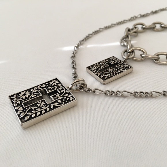25% off Hallmark Jewelry - 'Elegant Cross' Hallmark Necklace/Bracelet ...
