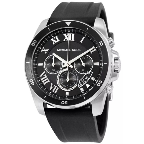 Michael Kors | Accessories | Michael Kors Unisex Brecken Chronograph ...
