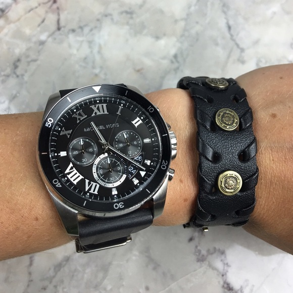 Michael Kors | Accessories | Michael Kors Unisex Brecken Chronograph ...