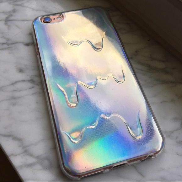 Accessories | Holographic Drip Phone Case | Poshmark