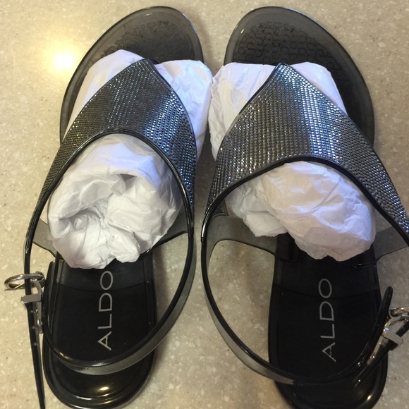 Aldo | Shoes | Aldo Summer Bling Jelly Sandals Size 75 | Poshmark