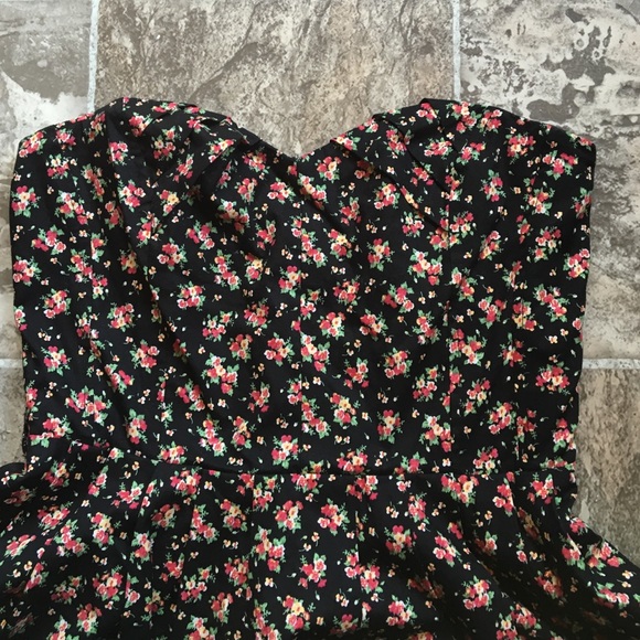 Modcloth | Dresses | Last Call Puffy Strapless Summer Dress Small ...