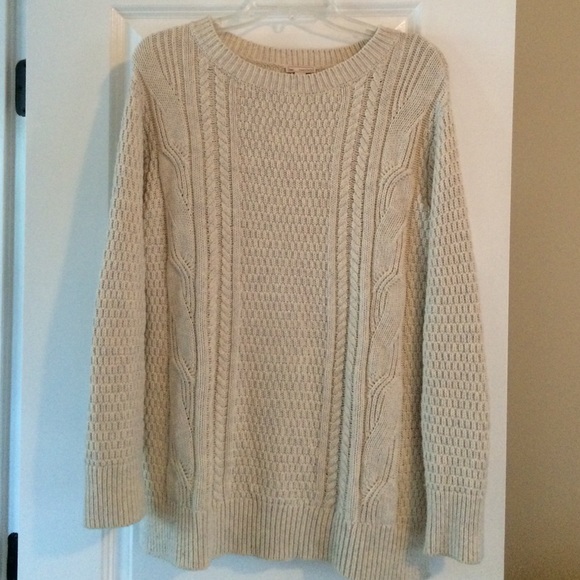GAP | Sweaters | Offwhite Cable Knit Sweater From Gap | Poshmark