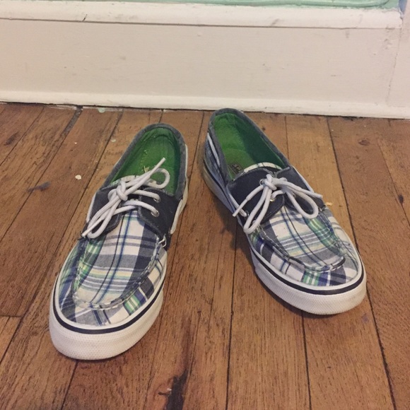 Sperry | Shoes | Sperry Plaid Boat Shoes | Poshmark