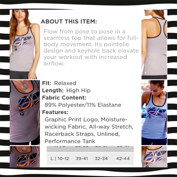 Fabletics | Tops | Fabletics Performance Retro Graphic Logo Nwt Large ...
