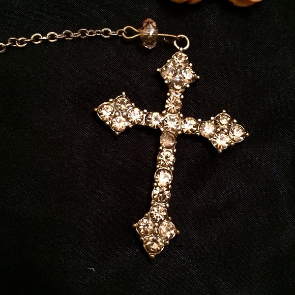 a'gaci | Jewelry | Peach Cross Necklace With Peach Earringsbracelets ...
