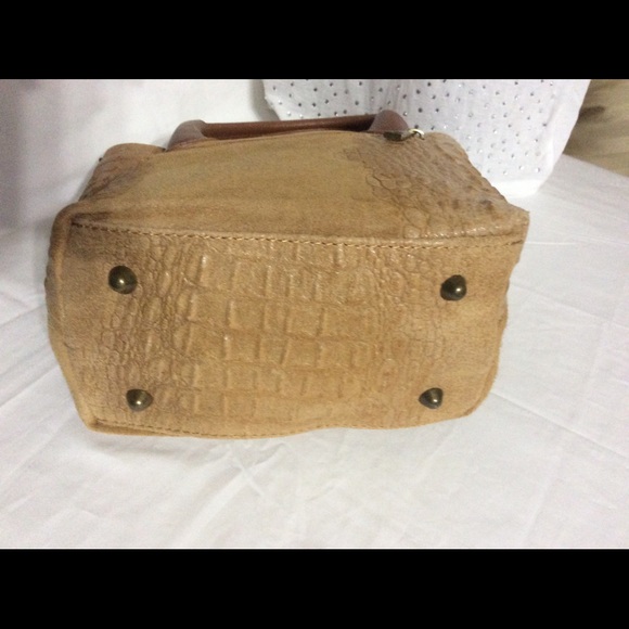 Massimo Castelli | Bags | Massimo Casrelli Croc Embossed Italian ...