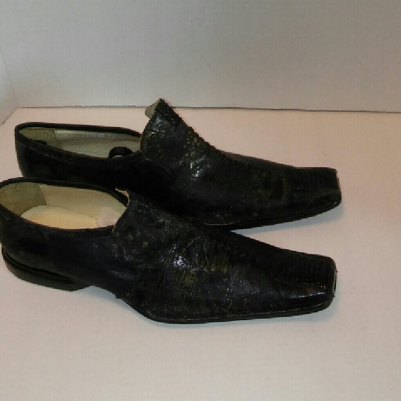Tucci | Shoes | Mens Tucci Alligator Trim Blue Loafers | Poshmark