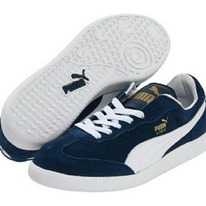 Puma | Shoes | Puma Liga Shoes Navy And White | Poshmark